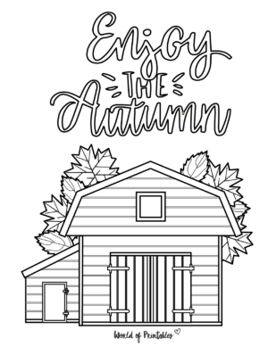 The Best Fall Coloring Pages For Kids & Adults - World of Printables