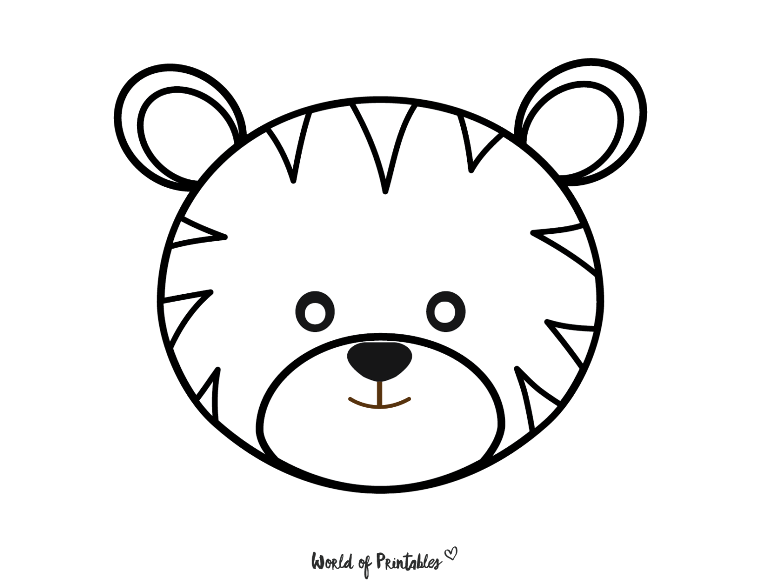 100 Easy Coloring Pages For Kids - World of Printables