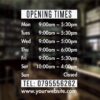 50 Free Business Hours Of Operation Sign Templates | Customize & Print