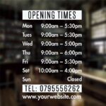 50 Free Business Hours Of Operation Sign Templates | Customize & Print