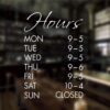 50 Free Business Hours Of Operation Sign Templates | Customize & Print