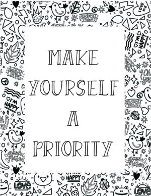 50 Free Printable Inspirational Quote Coloring Pages - World of Printables