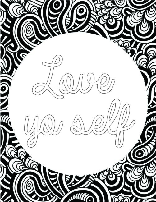 50 Best Printable Inspirational Quote Coloring Pages - World of Printables