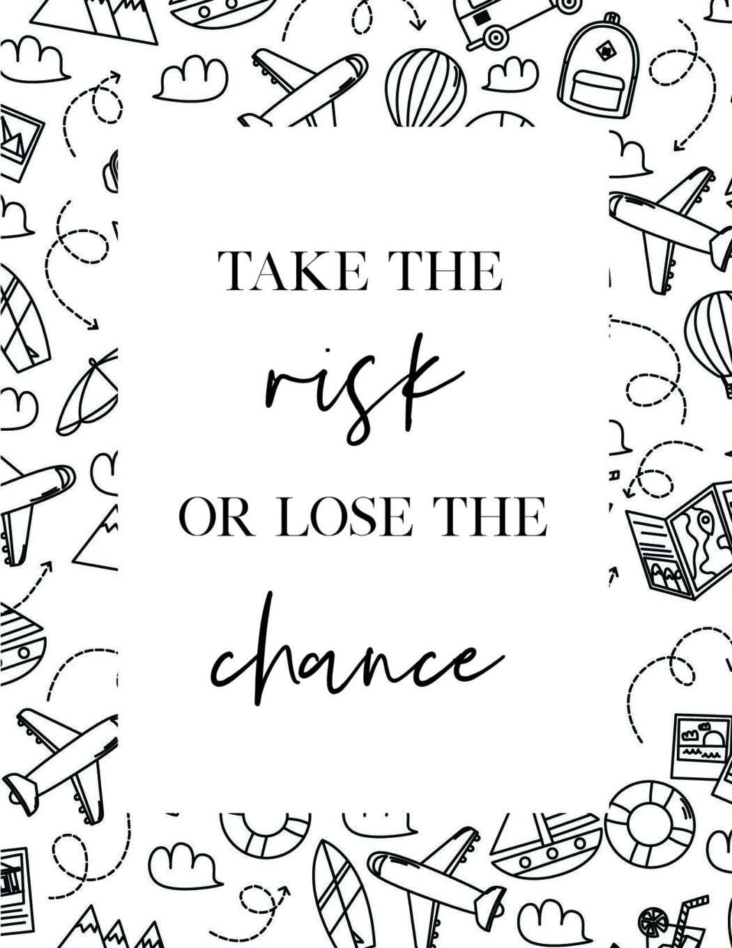50 Free Printable Inspirational Quote Coloring Pages - World of Printables