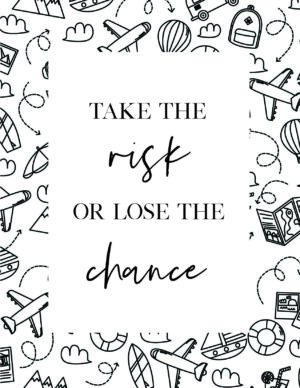 50 Best Printable Inspirational Quote Coloring Pages - World of Printables