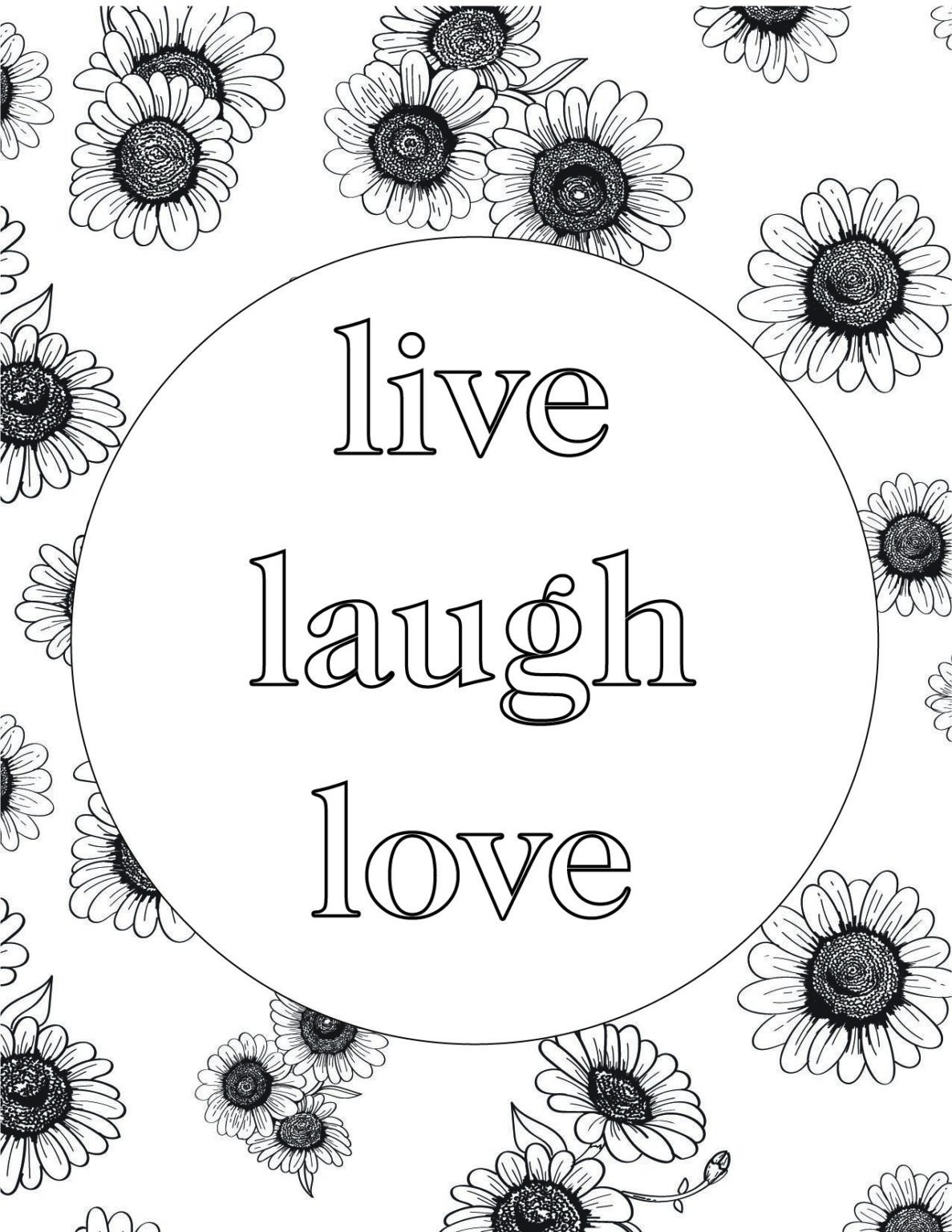 50 Best Printable Inspirational Quote Coloring Pages - World of Printables