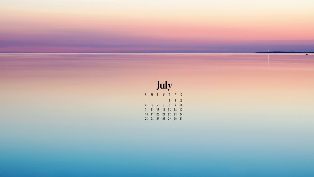 July Calendar Wallpaper - 80 Best Styles For Your Desktop Or Phone ...