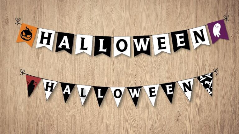 12 Free Happy Halloween Banners To Decorate Your Home - World of Printables
