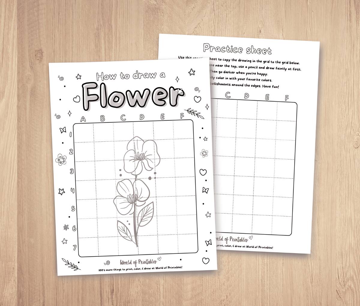 How To Draw A Flower | Easy Step By Step Drawing Activities