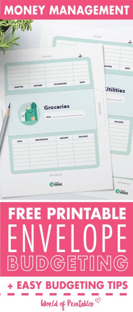 Free Printable Envelope Budgeting System - World of Printables