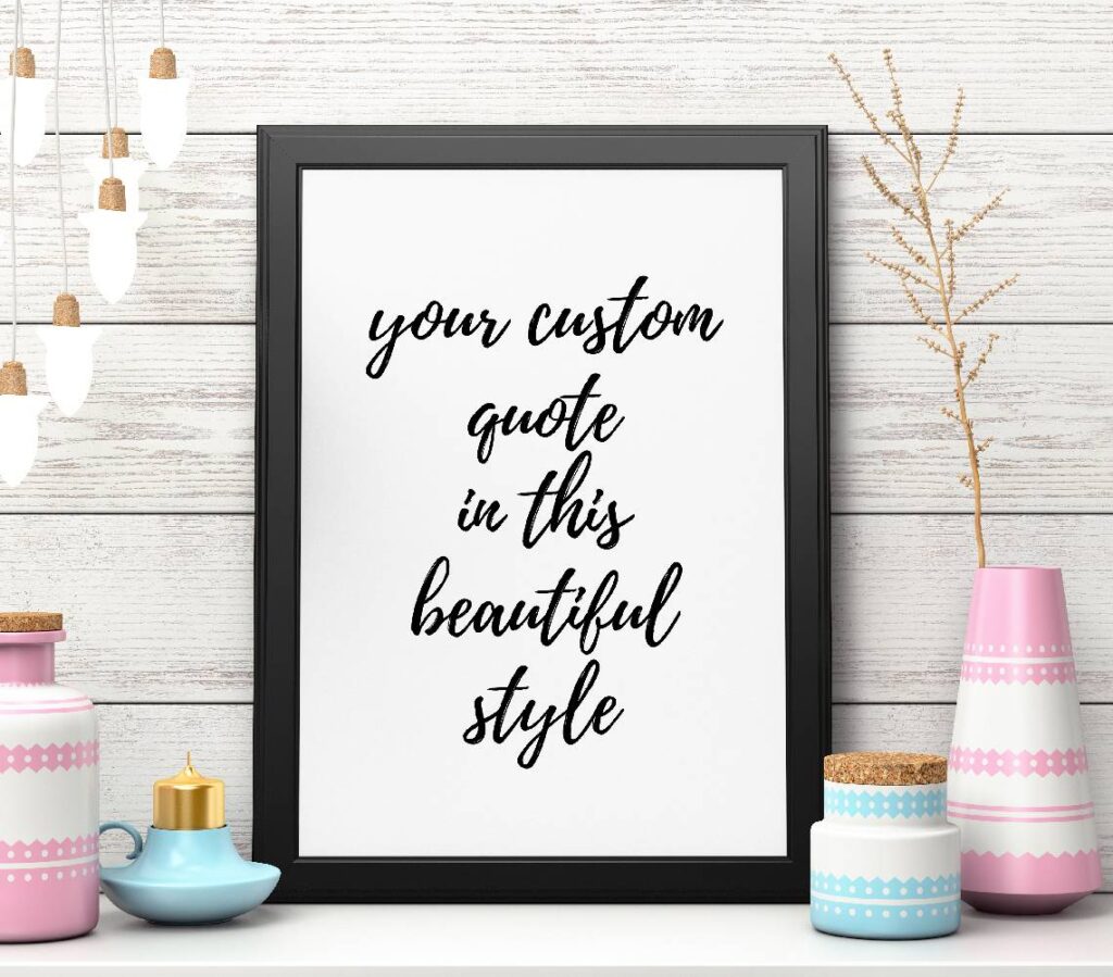 Custom Quote Digital Prints Prints Art & Collectibles etna.com.pe