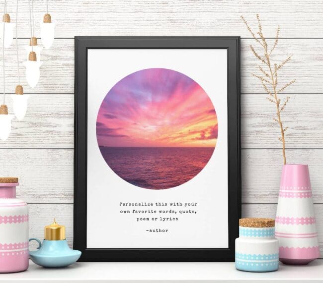 100 Best Custom Quote Prints To Customize & Print For Wall Art Or Gifts