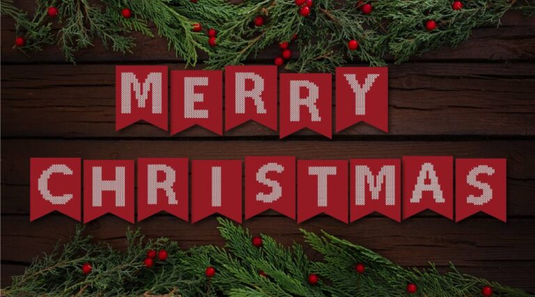 Merry Christmas Banners - 18 Awesome Styles To Print & Decorate For Free