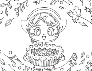 100 Best Free Thanksgiving Coloring Pages - World of Printables
