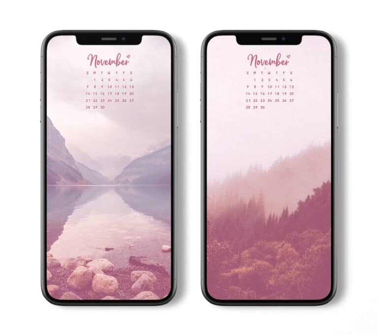 Free Cute November Calendar & Planner Printable Set - World of Printables