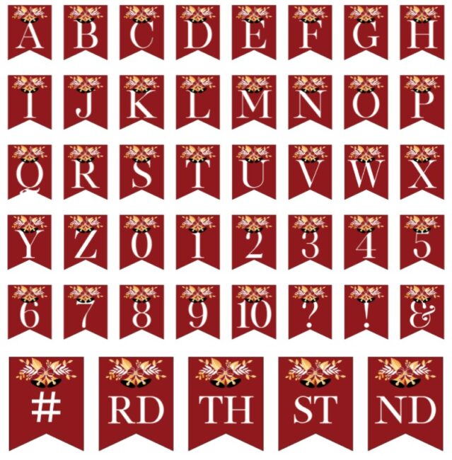 Merry Christmas Banners - 18 Awesome Styles To Print & Decorate For Free