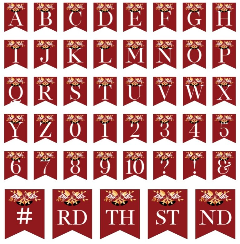 Merry Christmas Banners - 18 Awesome Styles To Print & Decorate For Free