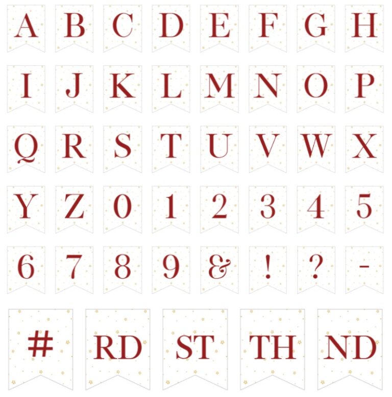 Merry Christmas Banners - 18 Awesome Styles To Print & Decorate For Free