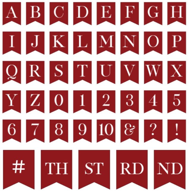 Merry Christmas Banners - 18 Awesome Styles To Print & Decorate For Free