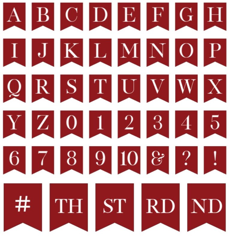 Merry Christmas Banners - 18 Awesome Styles To Print & Decorate For Free