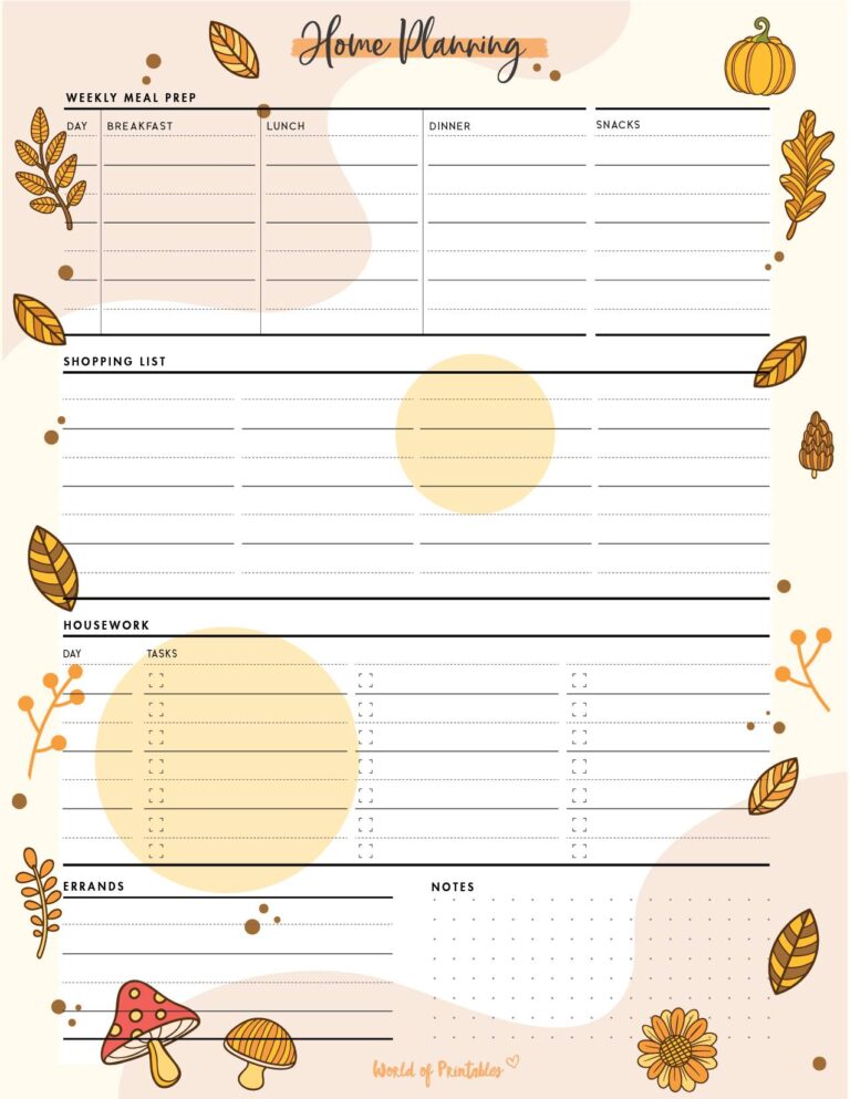 Thanksgiving Planner - Free 60 Page Planner That's Perfect For Thanksgiving