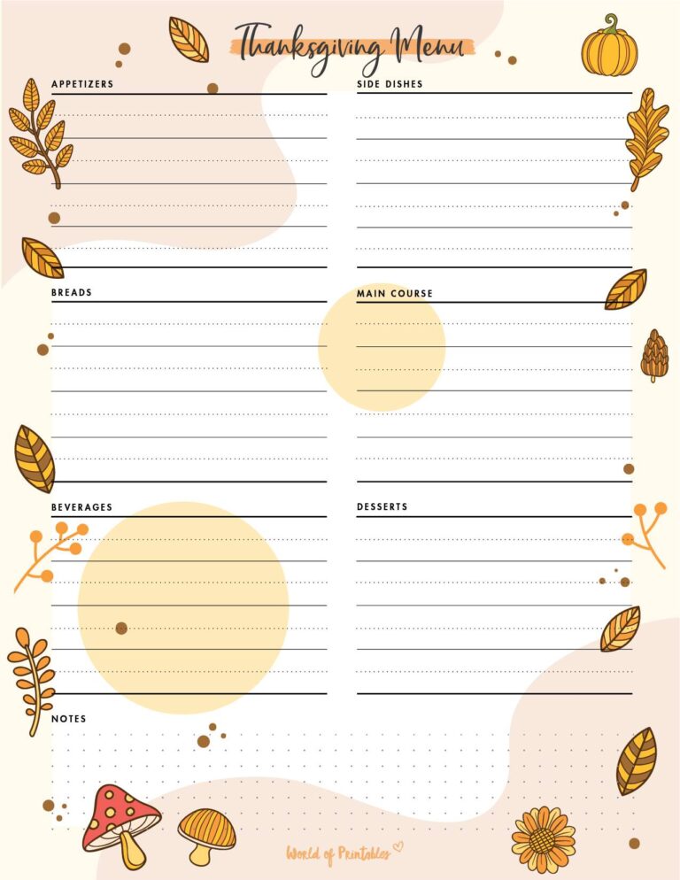 Thanksgiving Planner - Free 60 Page Planner That's Perfect For Thanksgiving