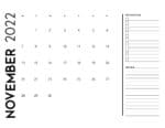 Free Printable November 2022 Calendars - World of Printables