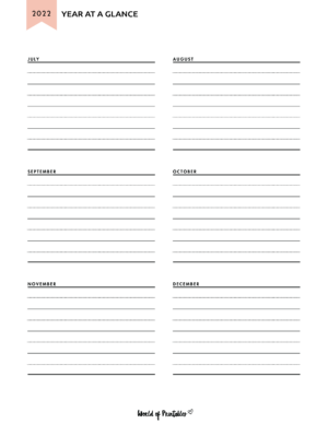 Free 2022 Planner - 65 Page Printable Planner | 4 Color Styles