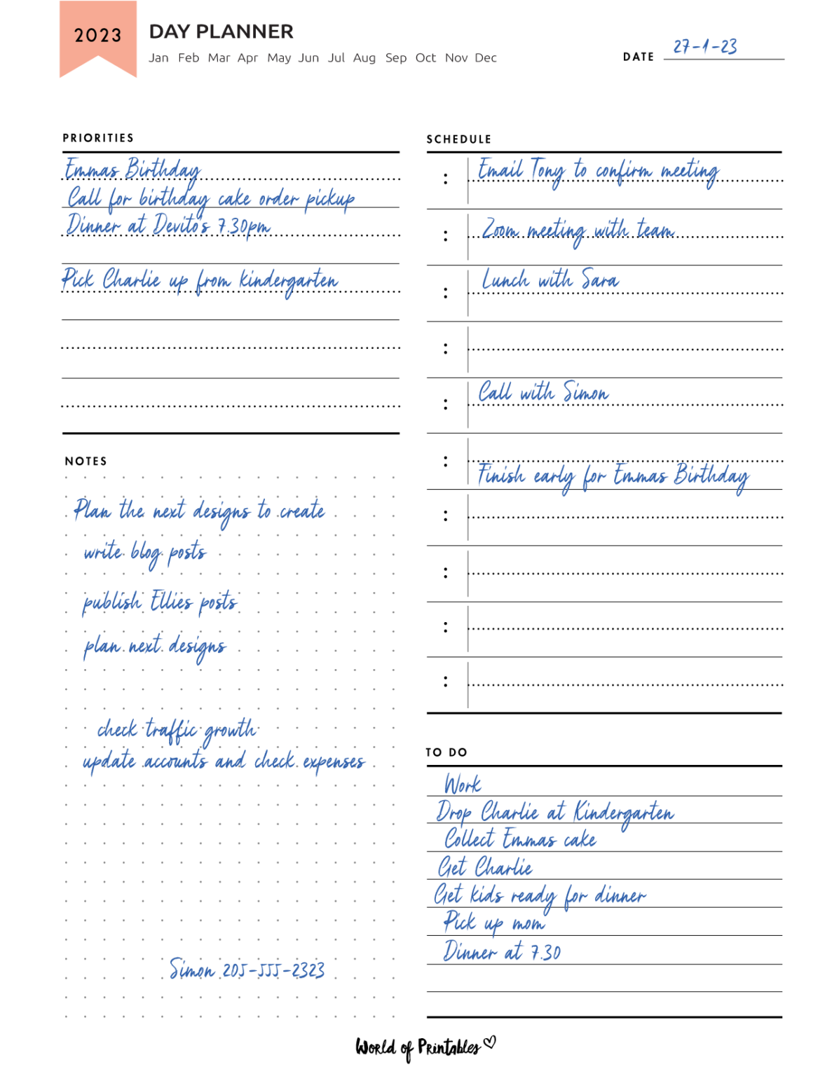 Free 2023 Planner - 65 Page Printable Planner | 4 Color Styles