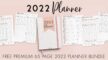 Free 2022 Planner - 65 Page Printable Planner | 4 Color Styles