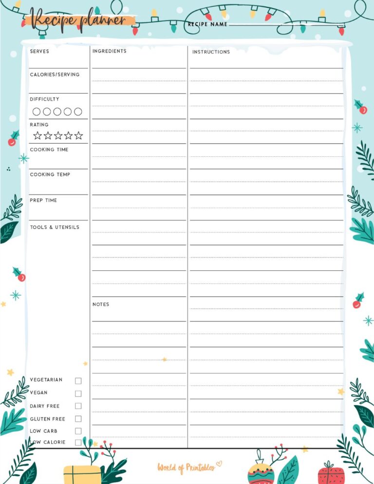 Christmas Planner - Free 60 Page Planner To Get You Ready For Christmas