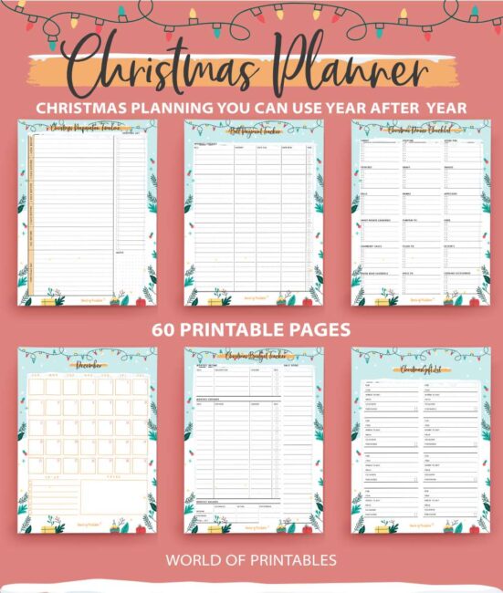 Christmas Planner - Free 60 Page Planner To Get You Ready For Christmas