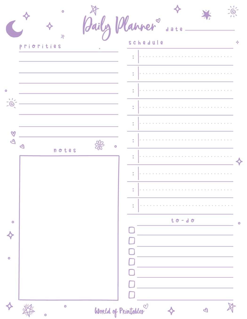 Free Cute December 2022 Calendar & Planner Printable Set - World of ...