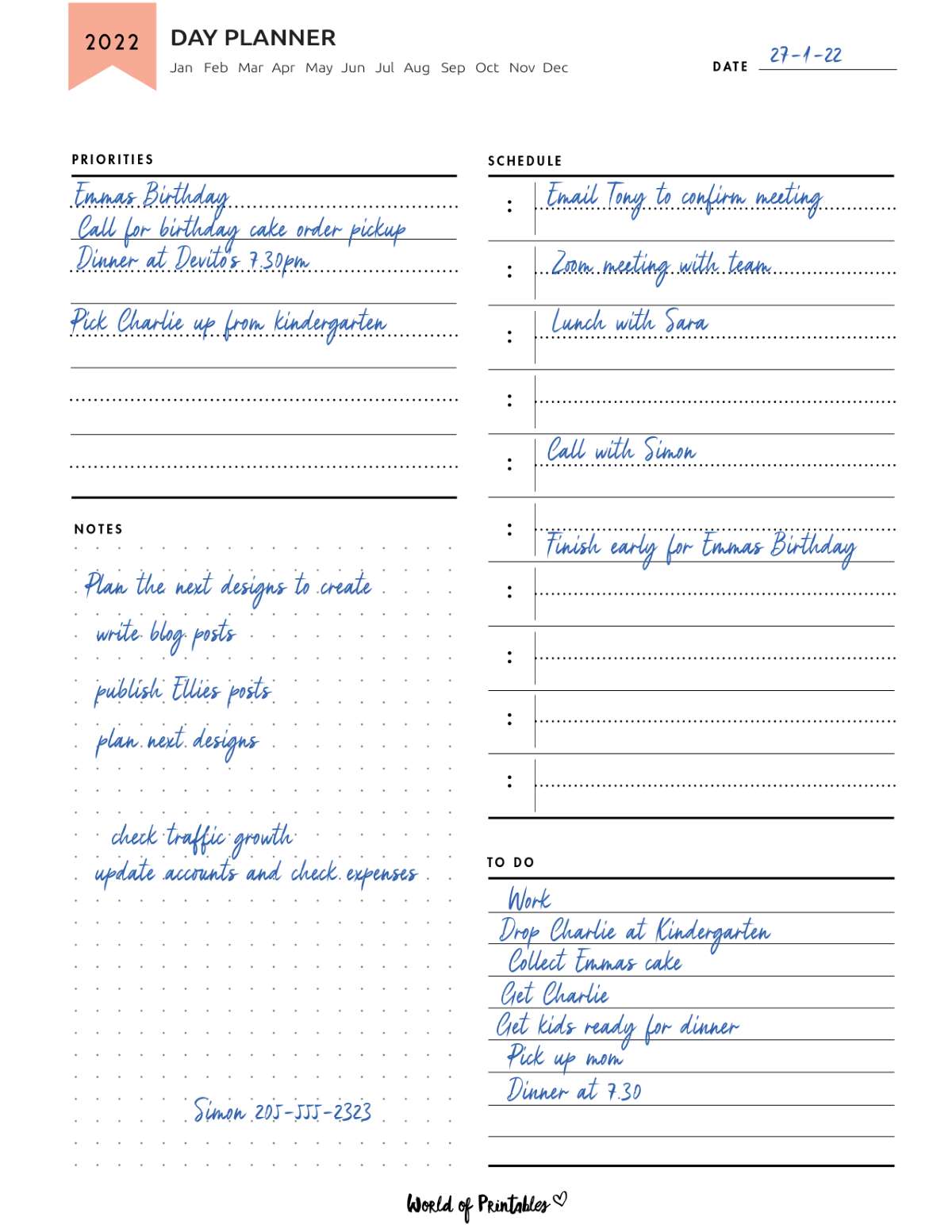 Free 2022 Planner - 65 Page Printable Planner | 4 Color Styles