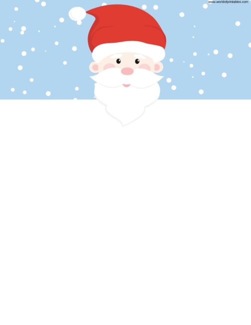 20+ Free Printable Letter to Santa Templates - World of Printables