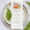 Thanksgiving Menu Template - 28 Styles to Customize & Print For Free