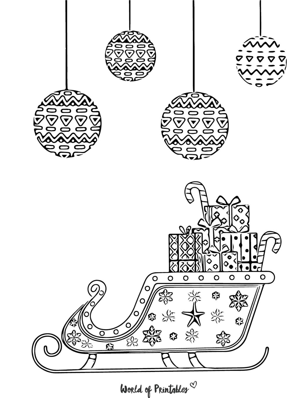 Christmas Coloring Pages For Kids & Adults - World of Printables