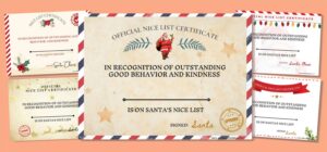 Christmas Nice List Certificate From Santa - Free Printable To Personalize