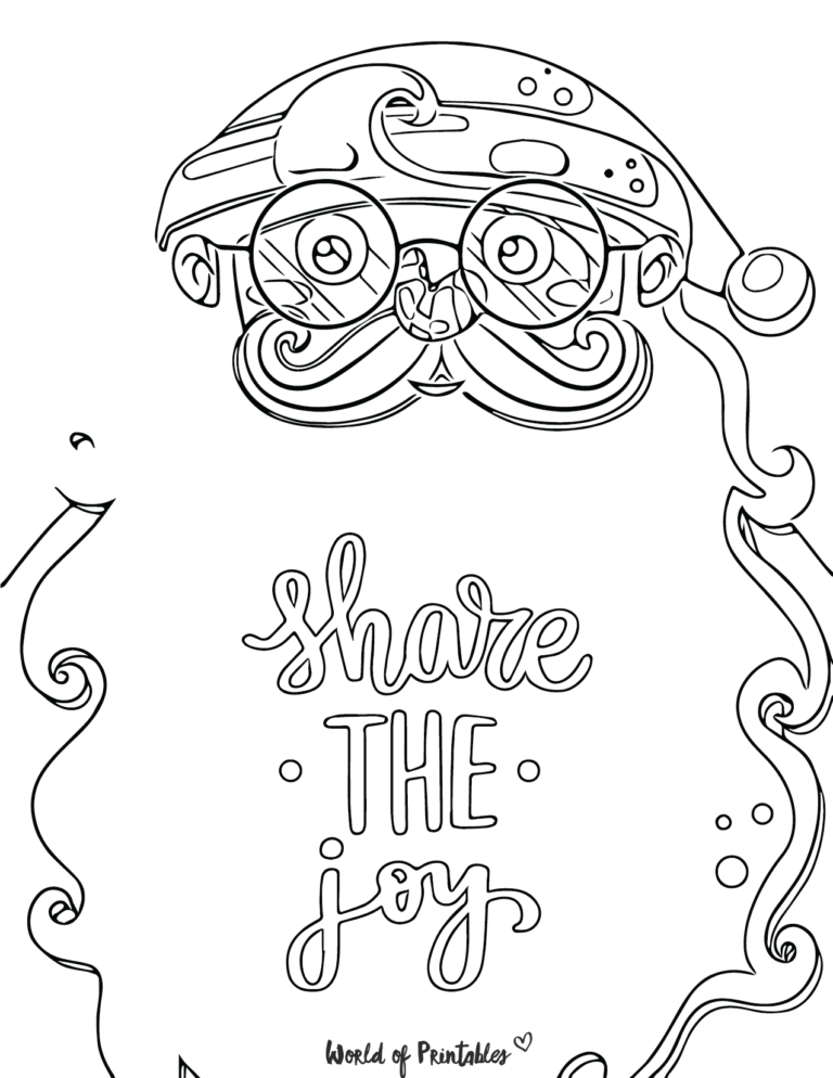 Christmas Coloring Pages For Kids & Adults - World of Printables