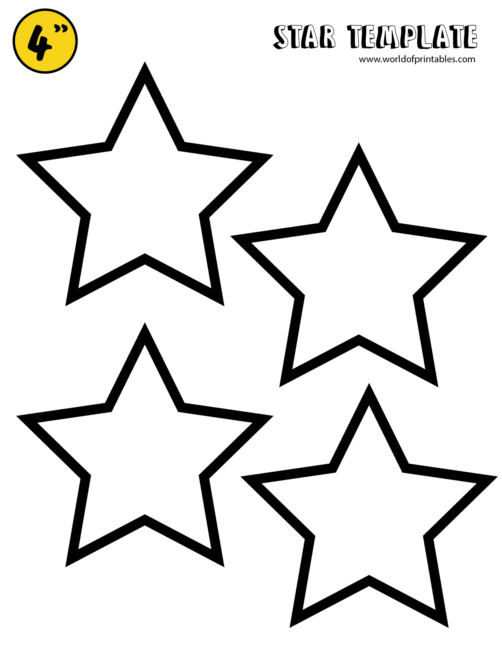 Free Star Template Printables - World of Printables