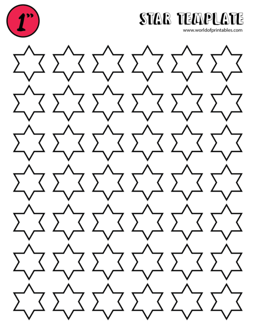 Free Star Template Printables - World of Printables
