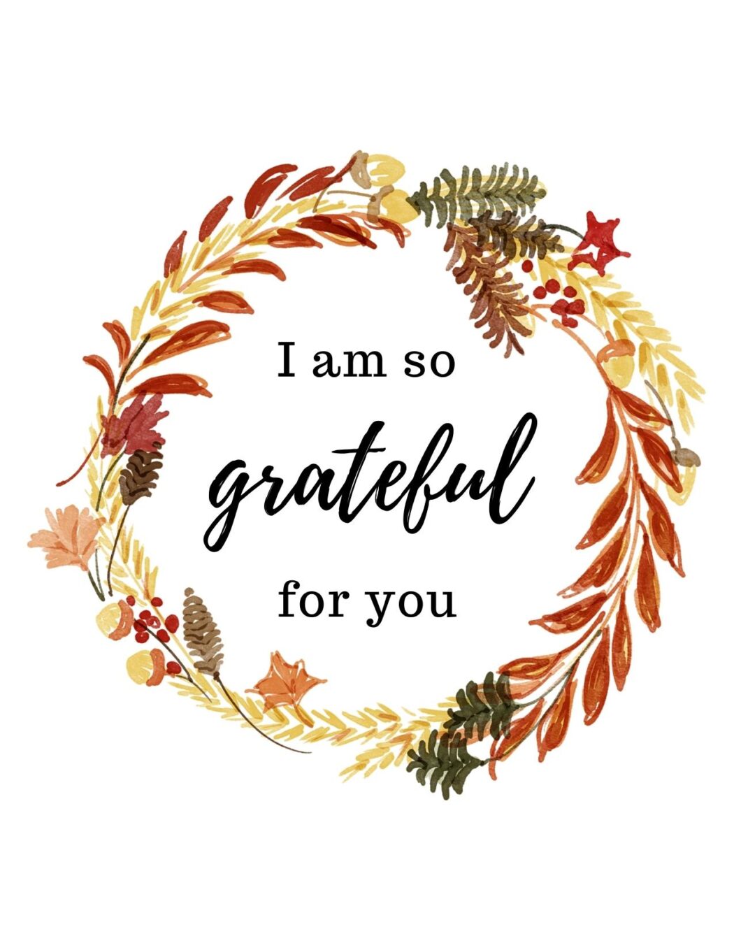 Thanksgiving Cards - Free Printables To Send A Thanksgiving Greeting