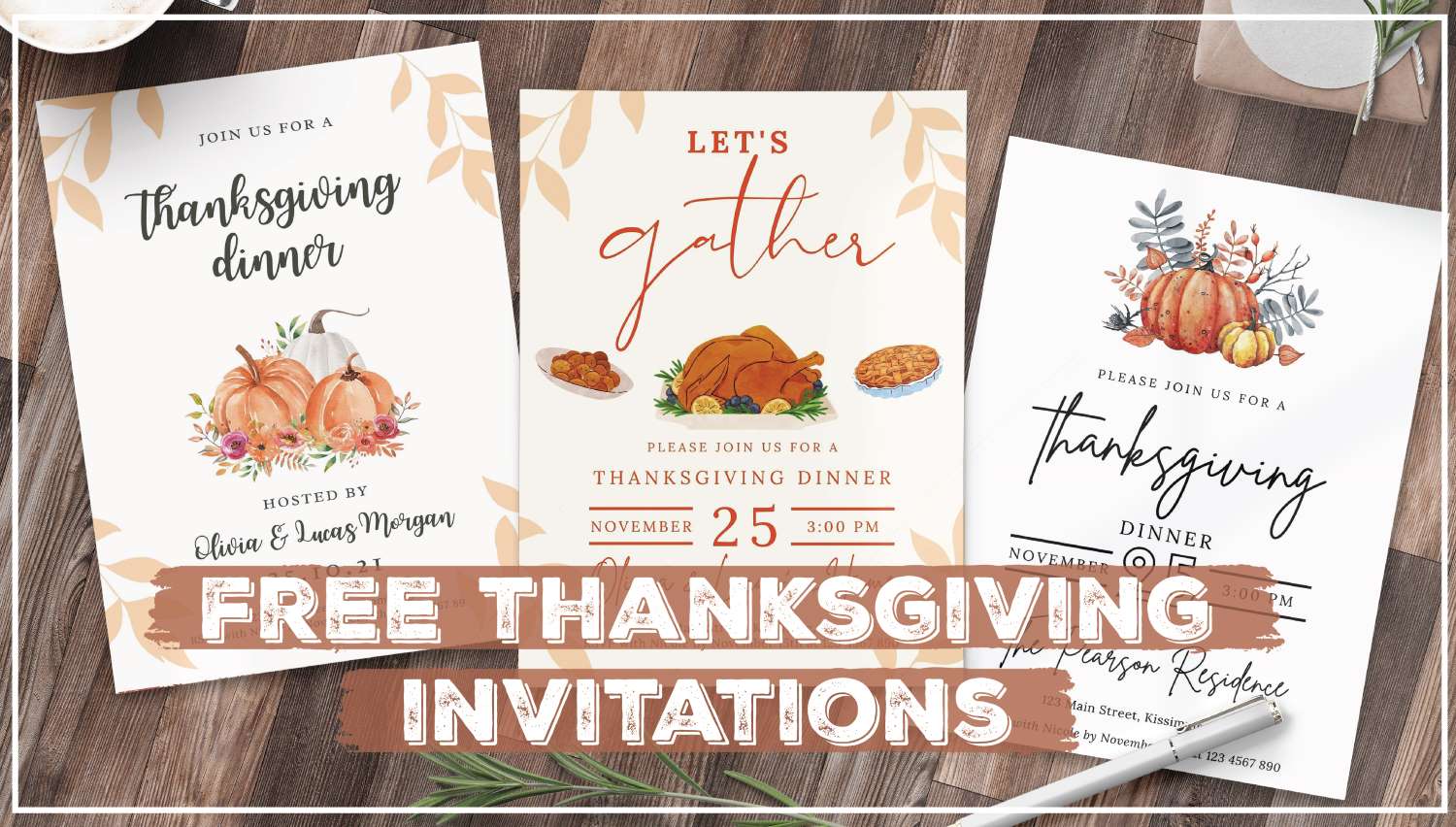 Printable Thanksgiving Dinner Invitation Ubicaciondepersonas cdmx gob mx