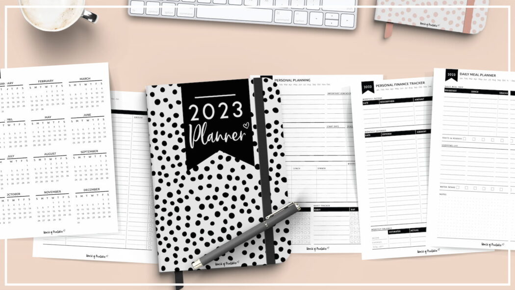 Free 2023 Planner - 65 Page Printable Planner | 4 Color Styles