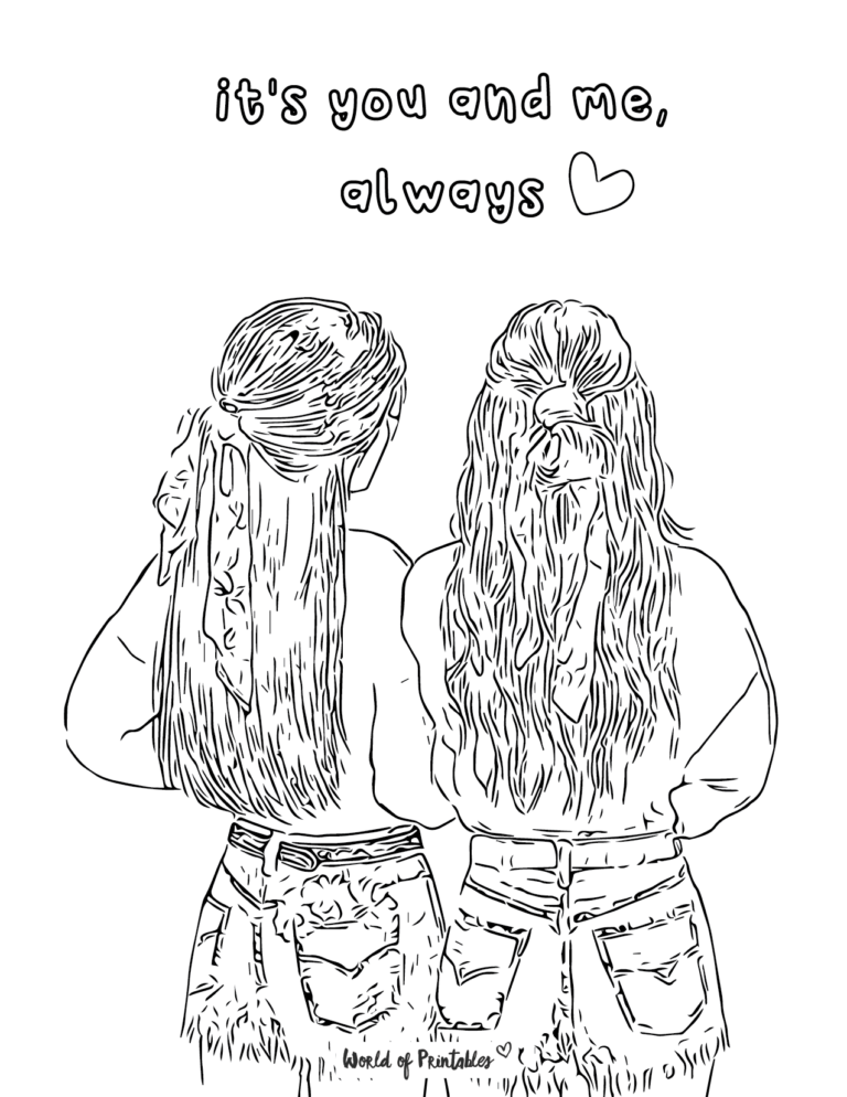 Valentines Day Coloring Pages - 50 Free Printables To Color - World of ...