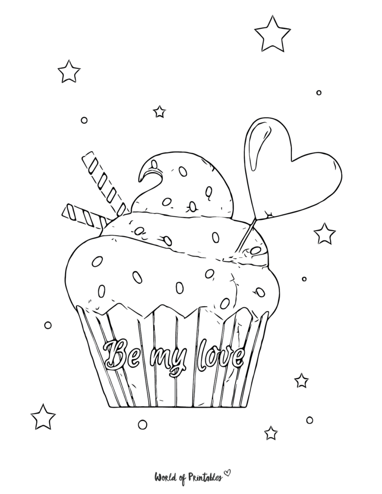 Valentines Day Coloring Pages - 50 Free Printables To Color - World of ...
