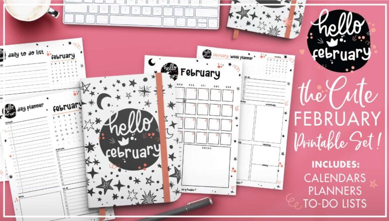 Free Printable February 2025 Planners - World of Printables