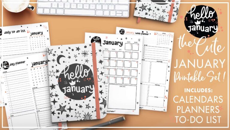 Free Printable January 2025 Planners - World of Printables
