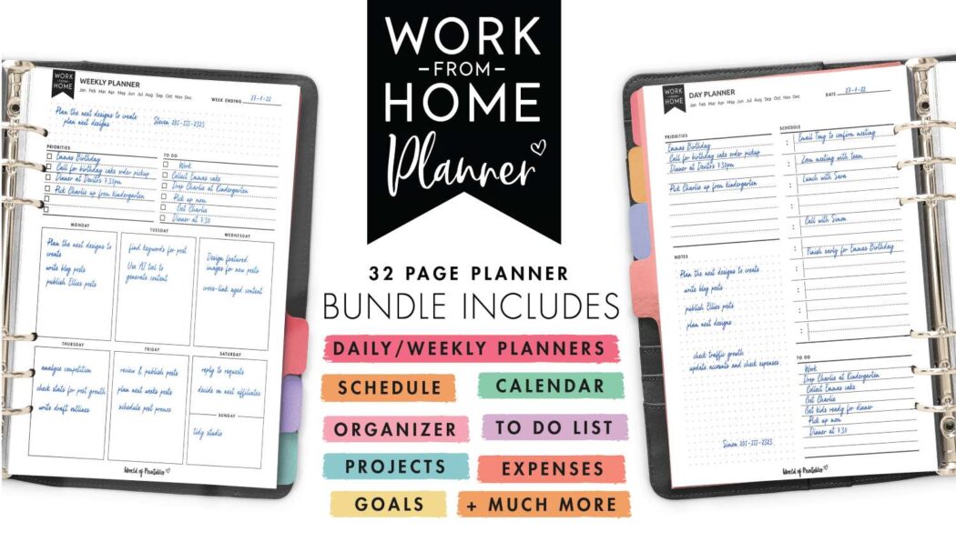 Planners Templates & Printables - World of Printables