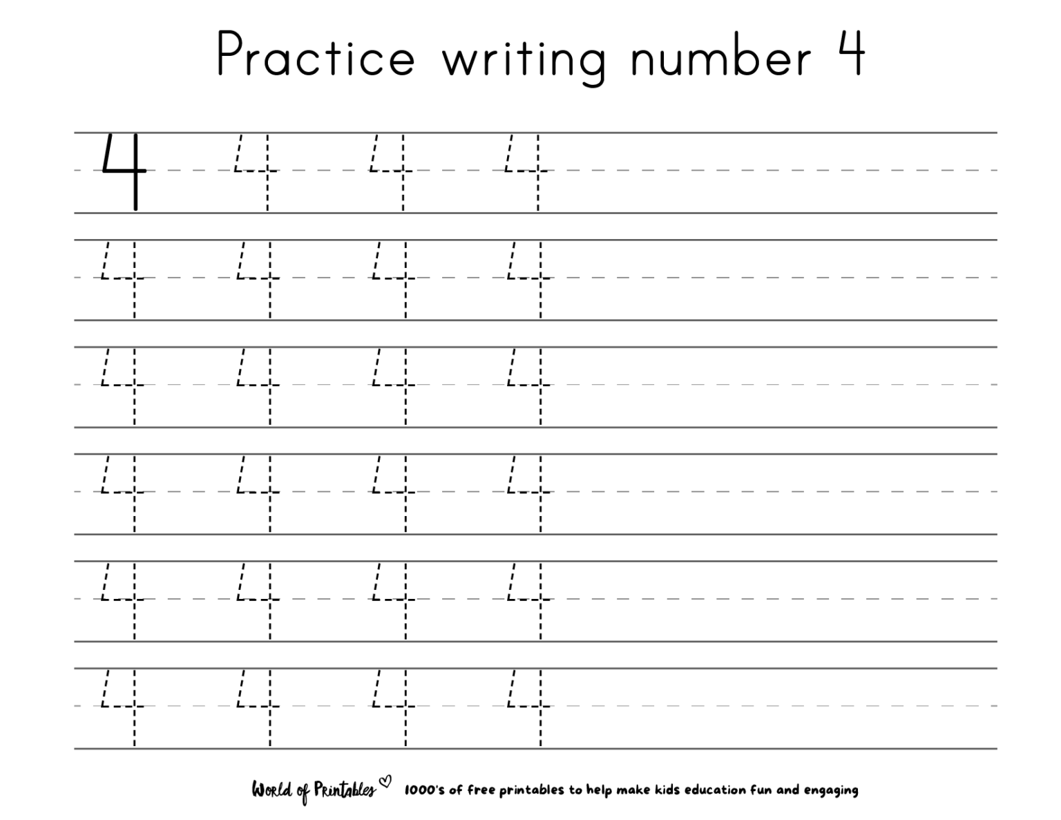 Number Tracing 1 to 10 Activities - World of Printables